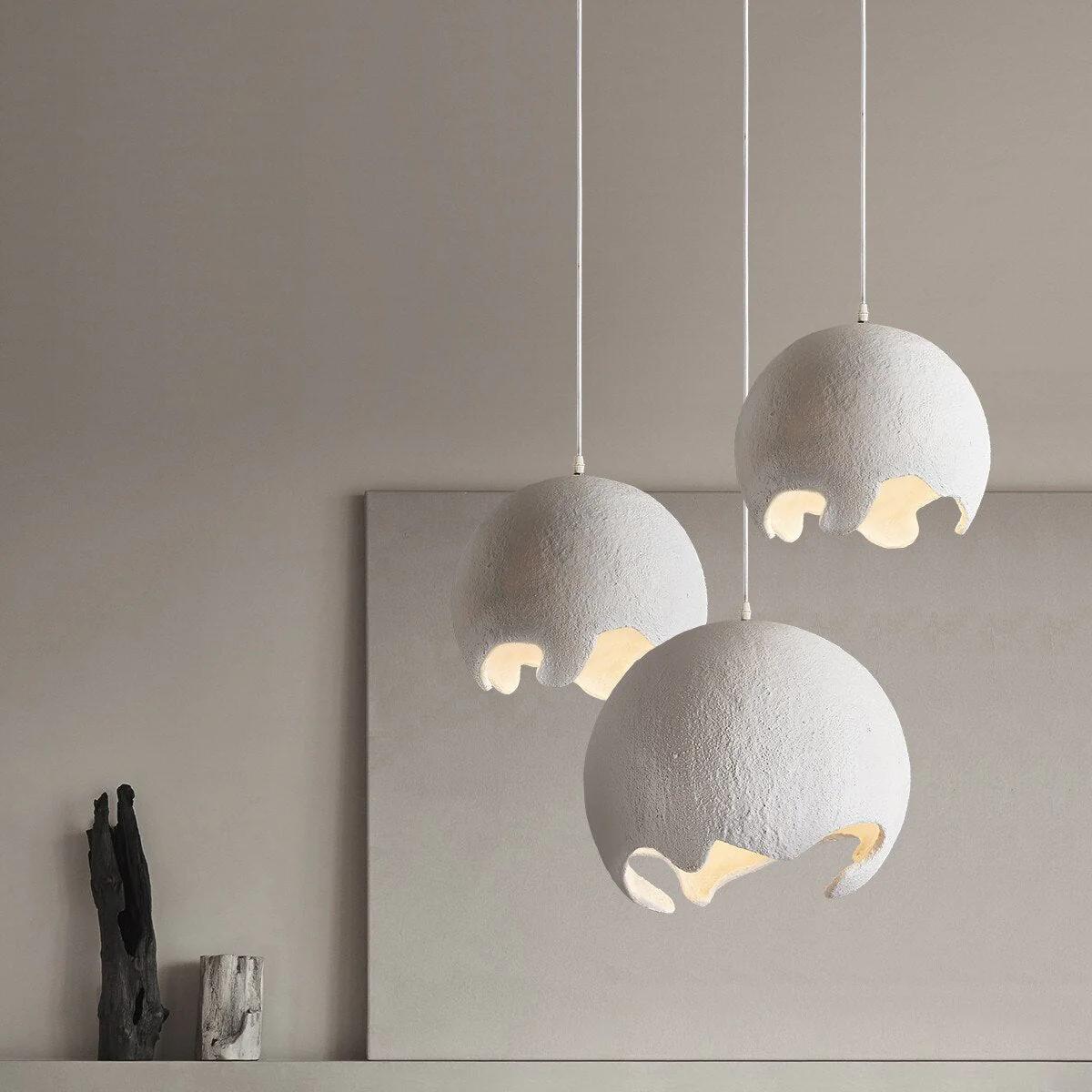 Resin Pendant Lights Kitchen Island Lighting Modern Farmhouse Foyer ...