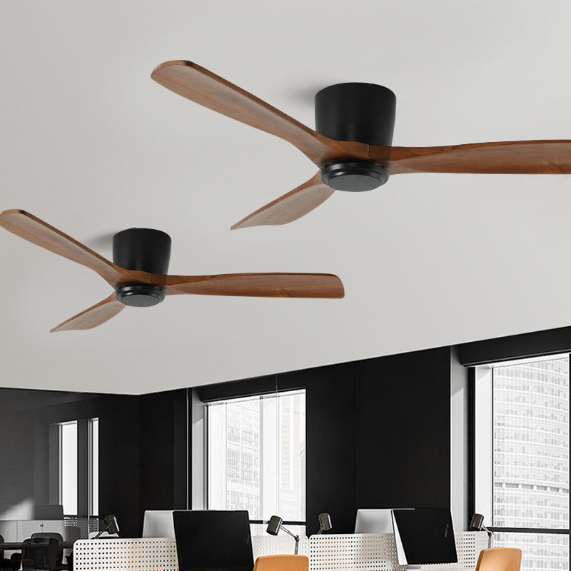Modern Home Ceiling Fan Lamp with Lights Remote and Wall Control, Flush ...
