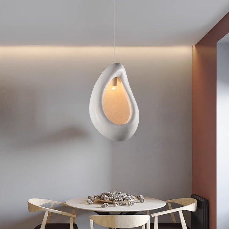 Modern Artisan Design Biomorphic Polystyrene Pendant Lights Pod-like ...
