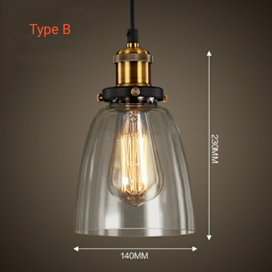 1-Light Color Gradient Pendant Light Fixture Glass Globe Electroplated ...