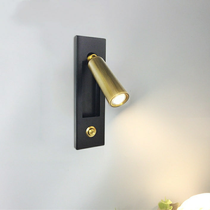 2PCS LED Wall Simple Spotlights 3W 360 Degree Rotation with Switch ...