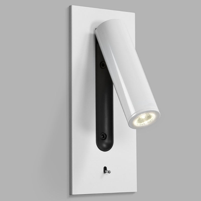 2PCS LED Wall Simple Spotlights 3W 360 Degree Rotation with Toggle ...