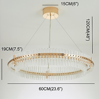 Circular / Novelty Chandelier Pendant Light Ambient Light Painted ...