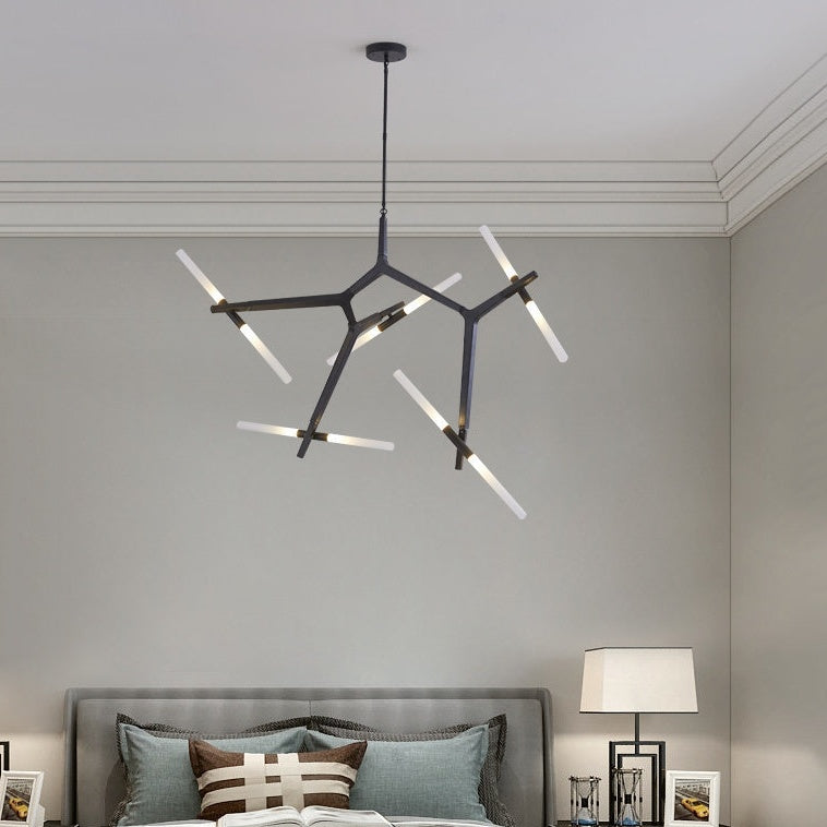 Sputnik Design Chandelier Aluminum Sputnik 6/8/10-Corner Modern Metal ...