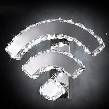 Crystal Wall Lamps & Sconces Metal LED Wall Light LED Integrated 12W ...