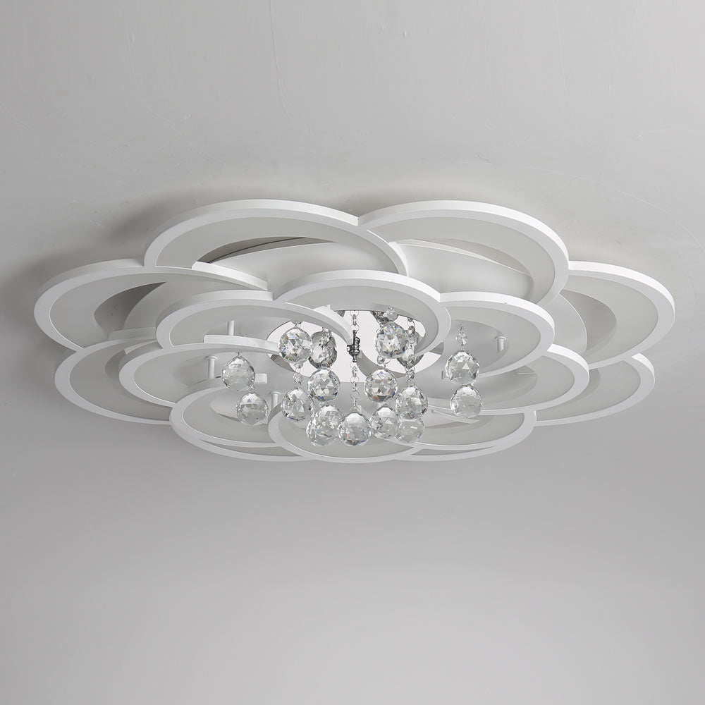 Geometric / Novelty Flush Mount Ambient Light Dimmable With Remote ...