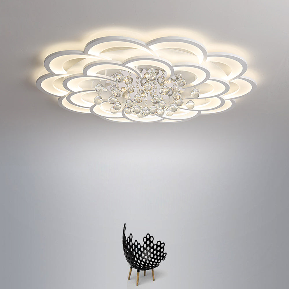 Geometric / Novelty Flush Mount Ambient Light Dimmable With Remote ...