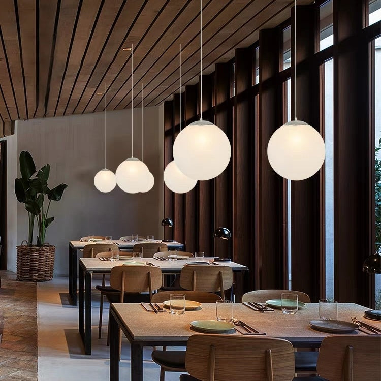 Globe Pendant Light Ambient Light Glass Glass Creative | heparts