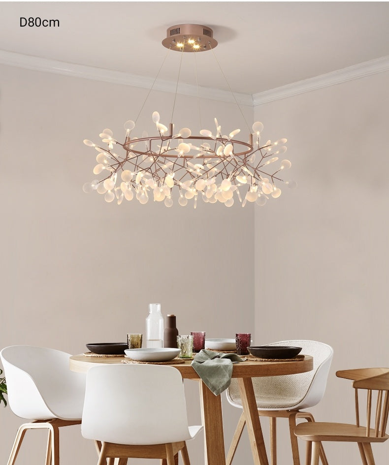 Firefly Firework Circular Ring Sputnik Pendant Light Chandelier Ambient ...
