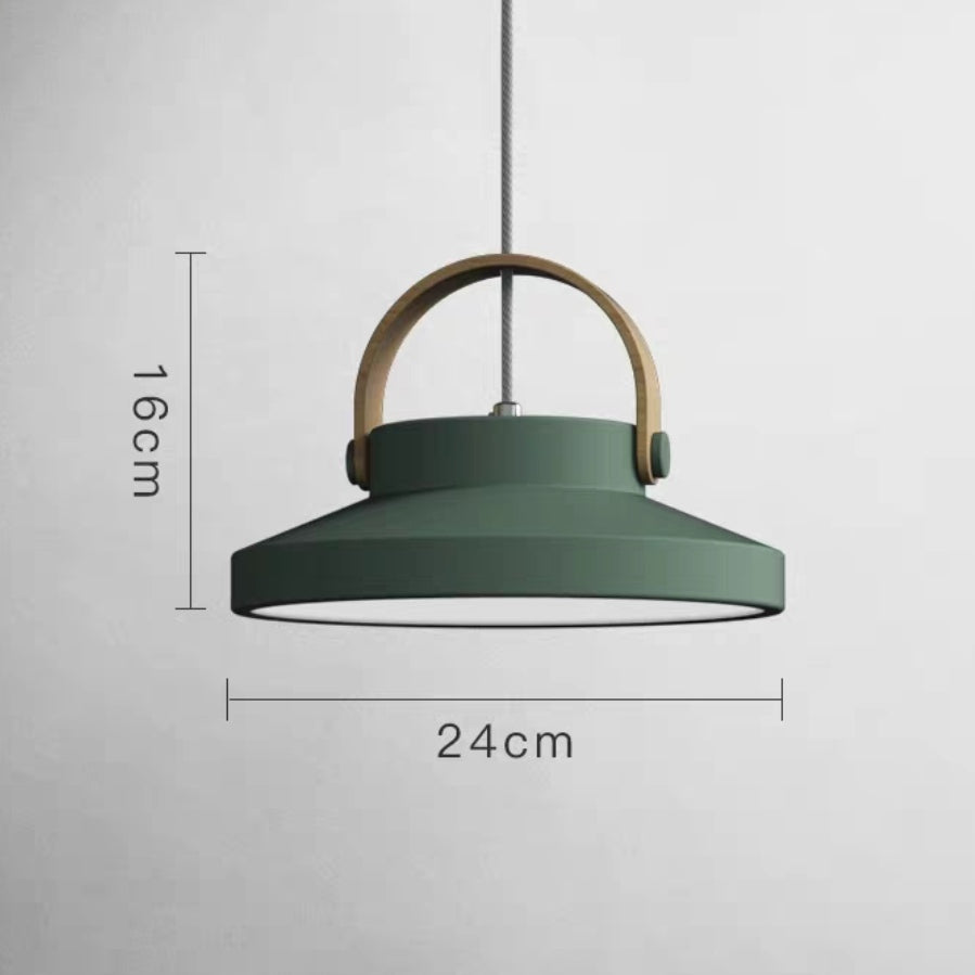 Ins Macaroon Chandelier Modern Color Pendant lamp LED integration | heparts