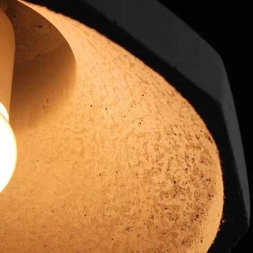 Modern Concrete Pendant Light, Vintage Industrial Cement Hanging ...