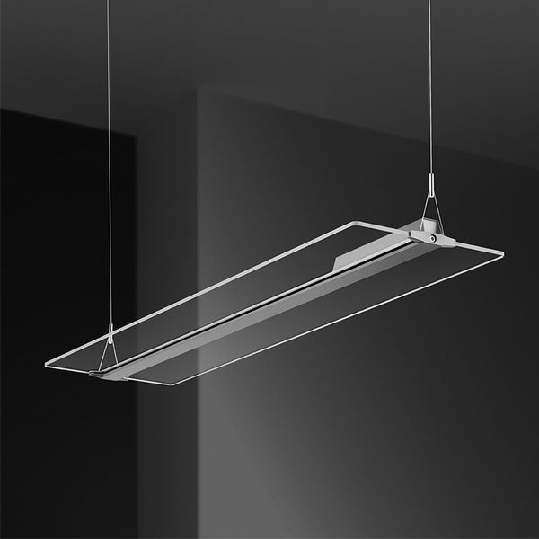 Rectangle Modern Led Pendant Light Chandelier Modern Creative Frameless ...