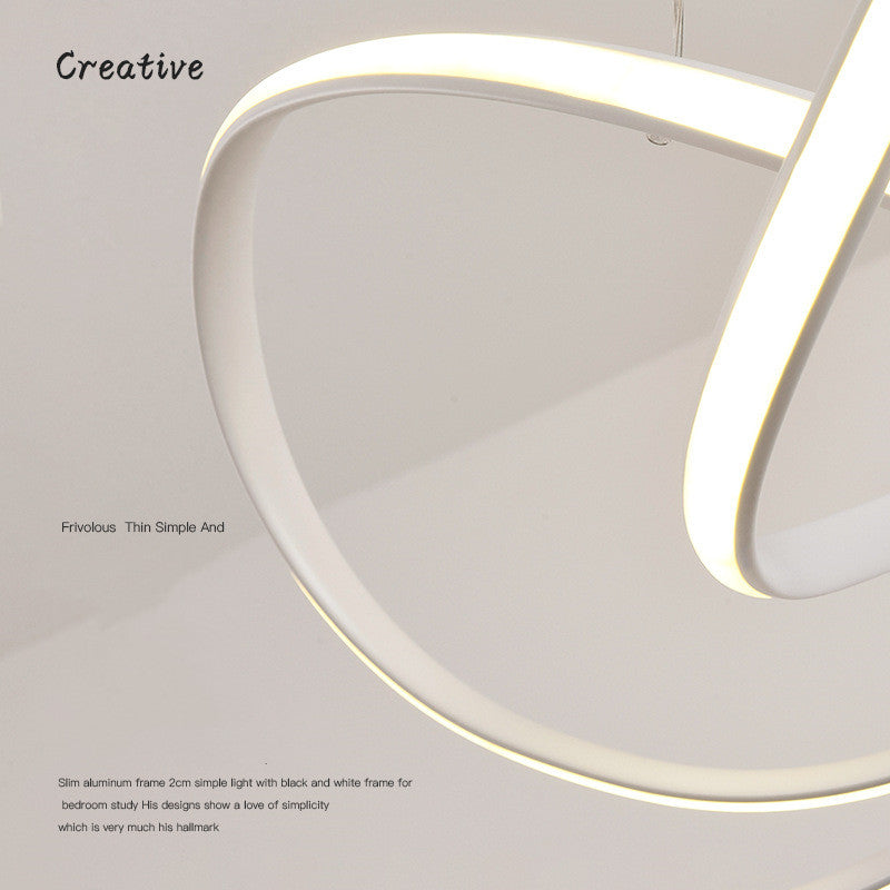 Twist Circular Pendant Light Chandelier Lighting Lamp Ambient Light LED ...