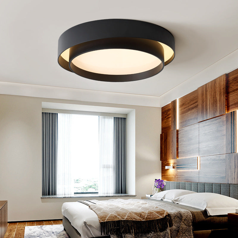 Creative Double-layer Circular Design Ceiling Lamp Italian Designer ...