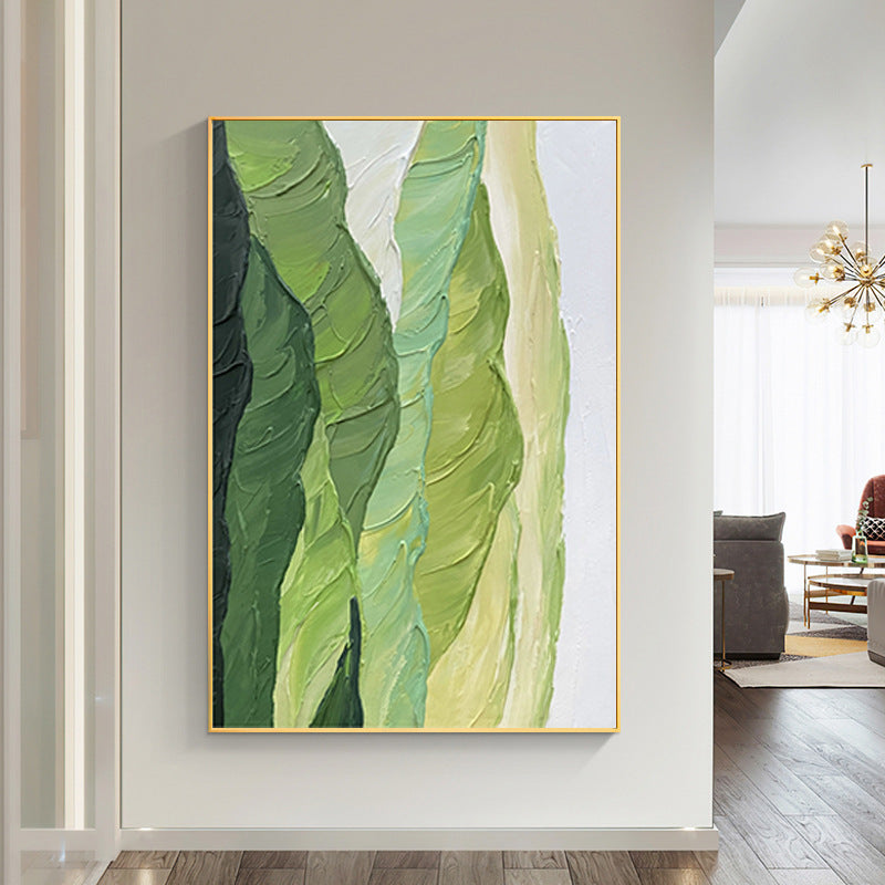 Green Wind Oil Painting Handmade Hand Painted Wall Art Abstract Home ...