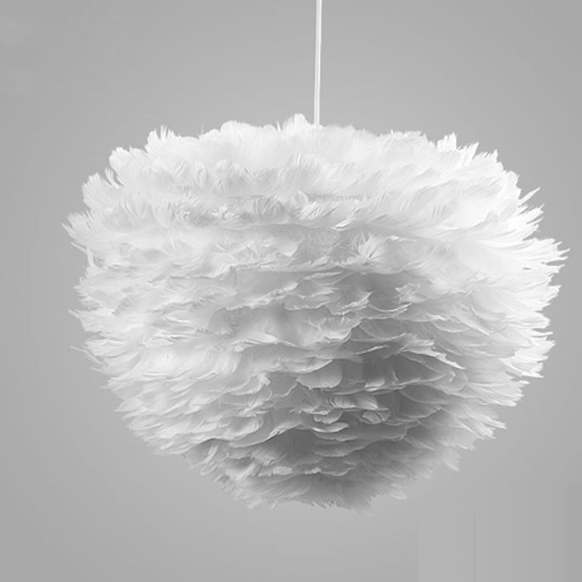 Colorful Lights Handmade Feather Pendant Light Chandelier Light ...